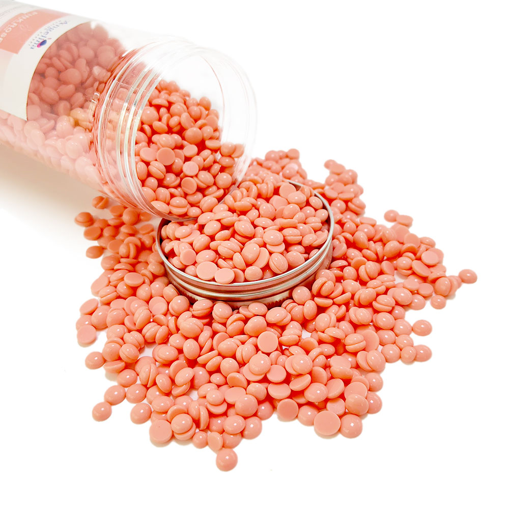 PINK ROSE HARD FILM WAX BEAD