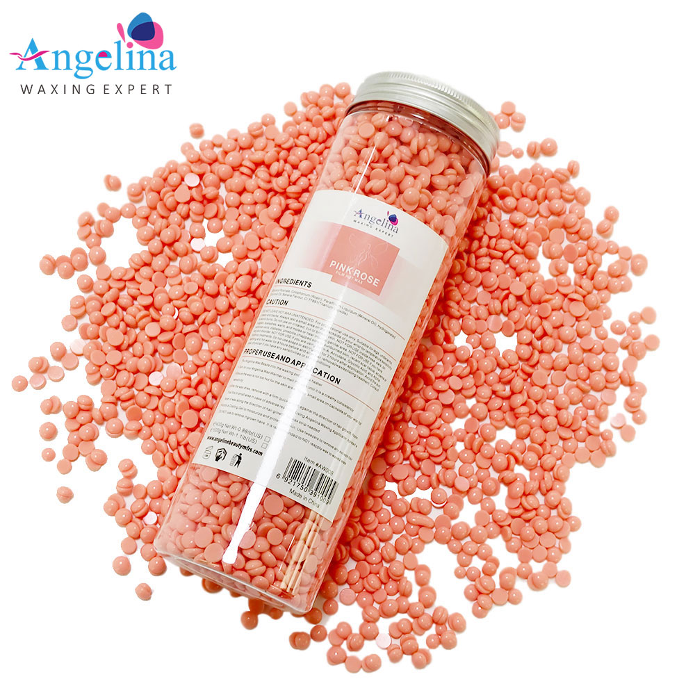 PINK ROSE HARD FILM WAX BEAD